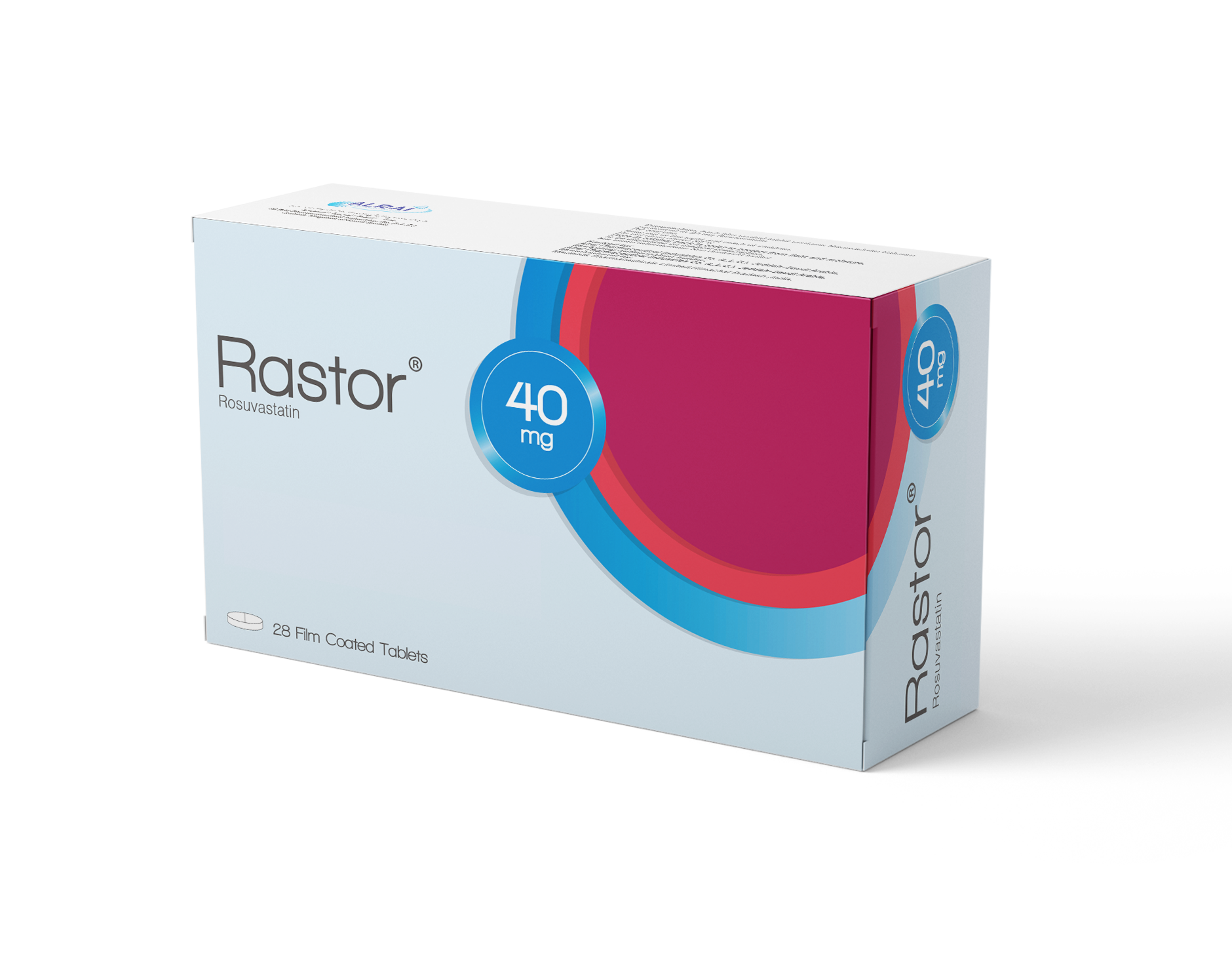 Alrai Pharma - Rastor ® (40 mg) Film Coated Tablets