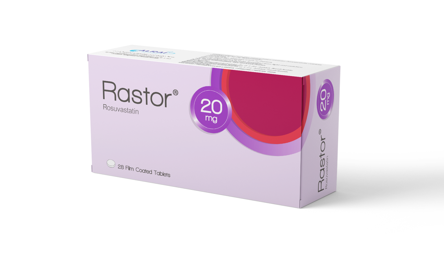 Alrai Pharma - Rastor ® (20 mg) Film Coated Tablets